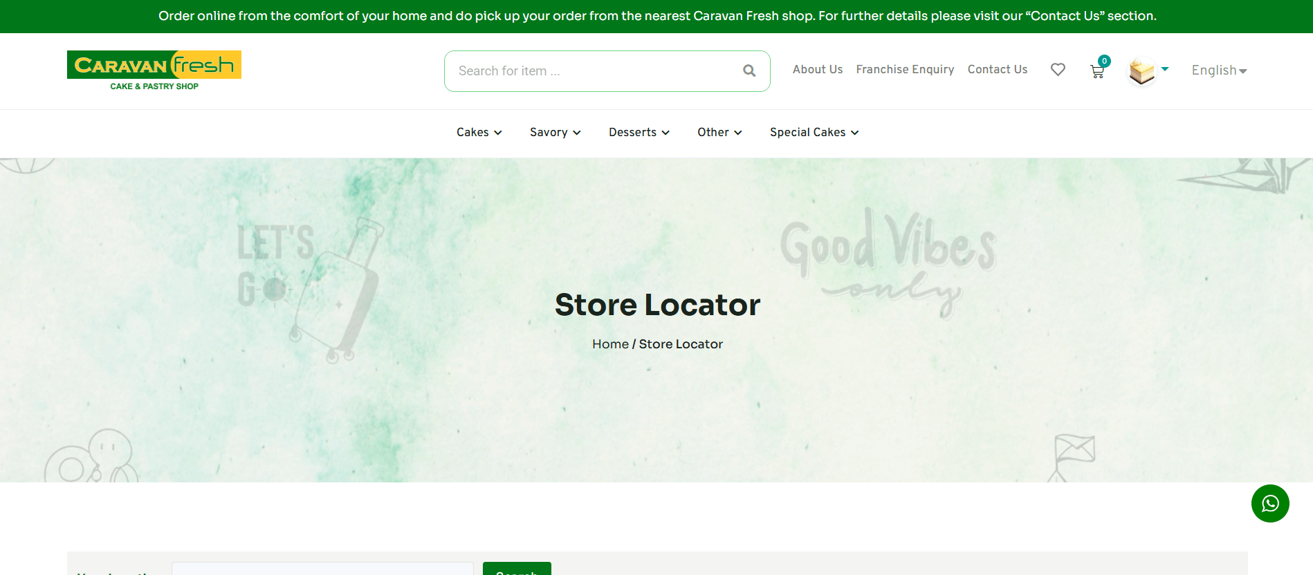 Store Locator - Caravan Fresh